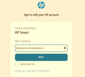 Login Portal - HP Instant Ink
